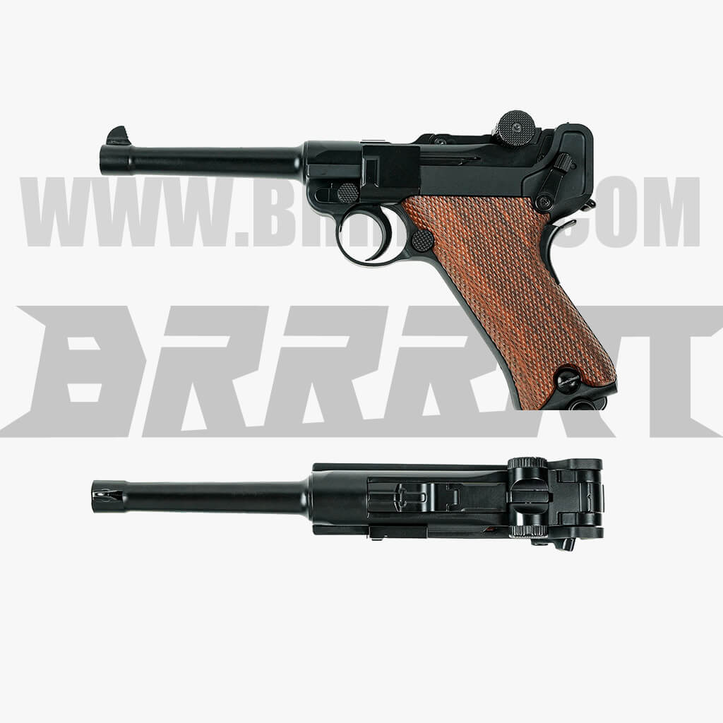 Luger P08 Shell Ejecting Laser Gun Toy – BRRRRT