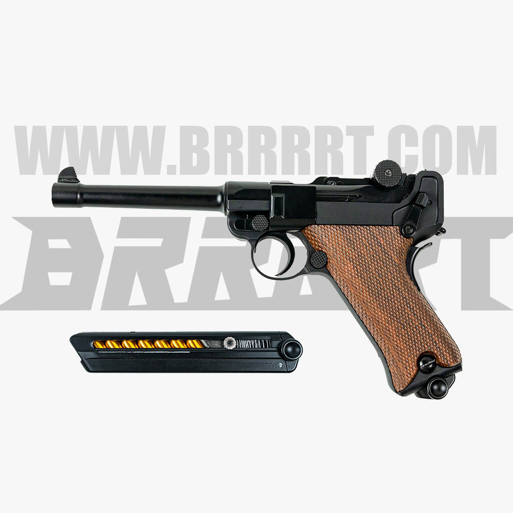 Luger P08 Shell Ejecting Laser Gun Toy – BRRRRT
